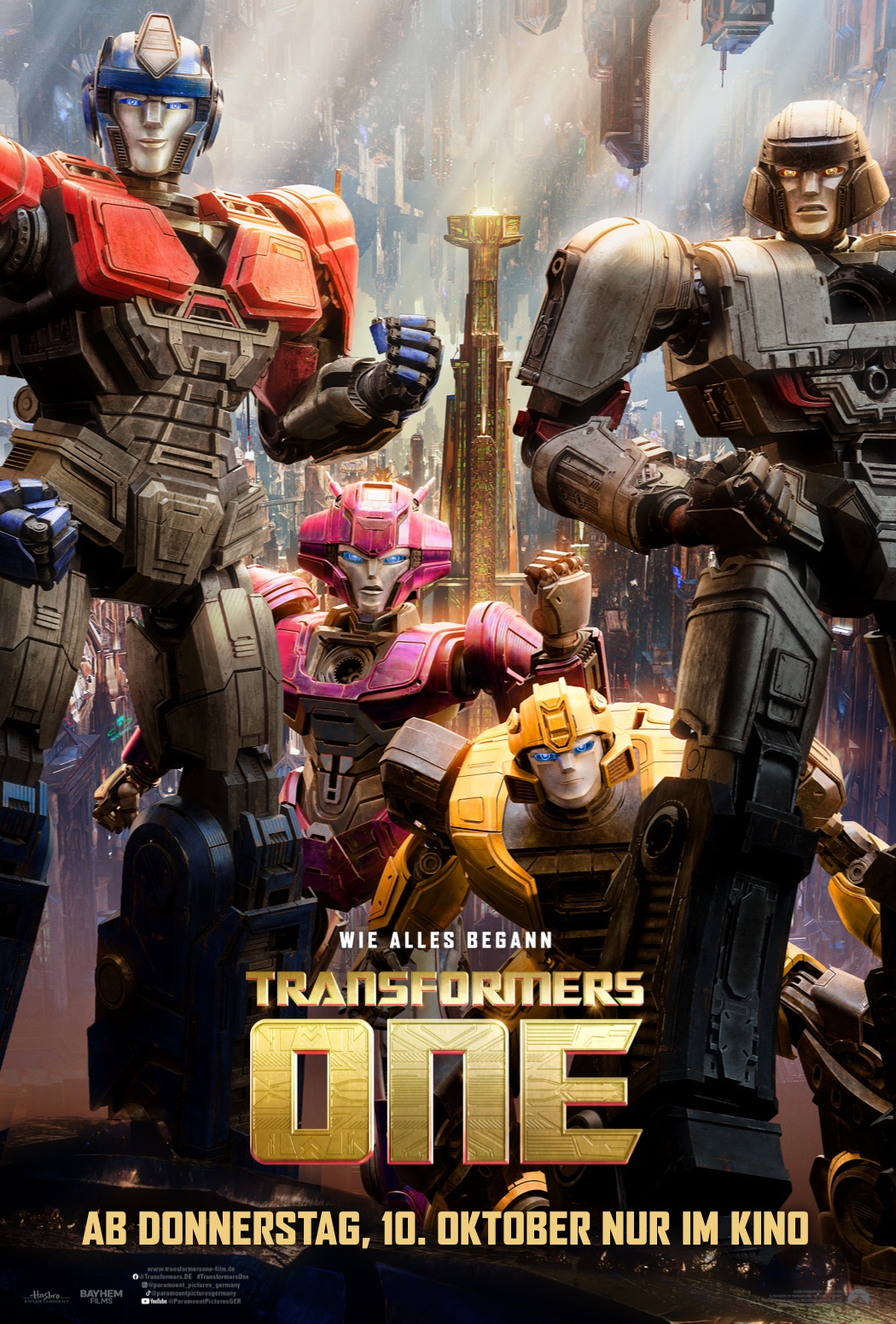 Transformers 1 Poster BREAKING 🚨: 'TRANSFORMERS REACTIVATE' Has
