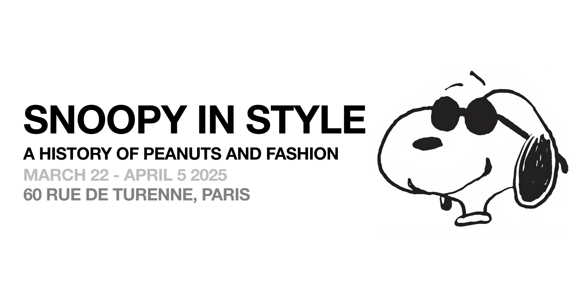 Snoopy In Style: A History of Peanuts and Fashion | March 22 - April 5 2025